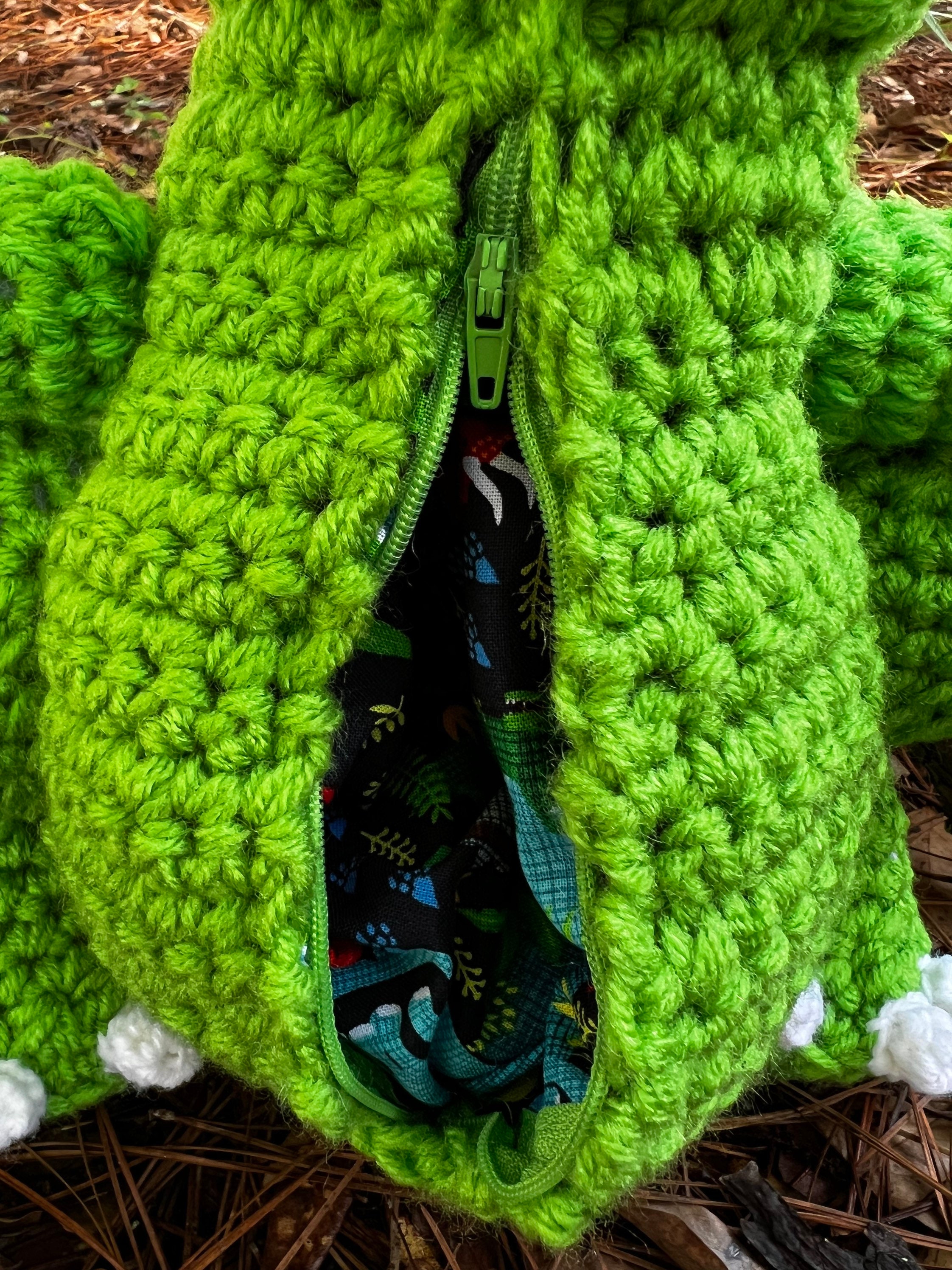 Green T-rex Crochet Backpack. Dinosaur Plush Backpack. Crochet Dinosaur ...