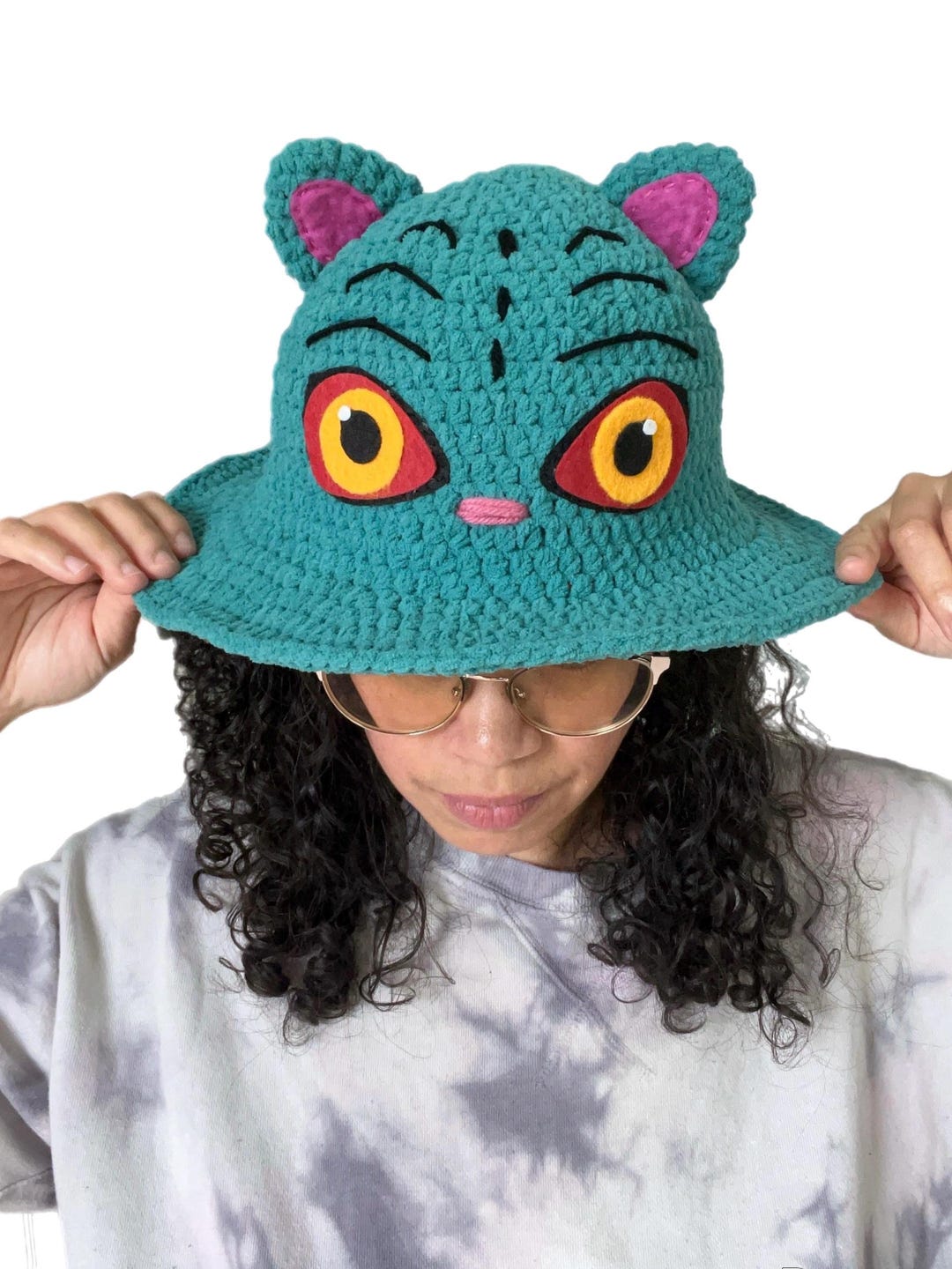 Derpy the Tiger Crochet Bucket Hat. Kpop Demon Hunters Inspired Crochet ...