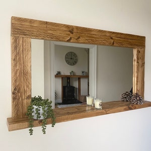 Rustic Mirror Handmade - Etsy UK