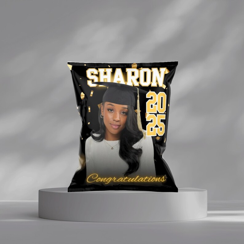 Party Bundle Graduation Chip Bag Water Bottle Candy Bar Template ...