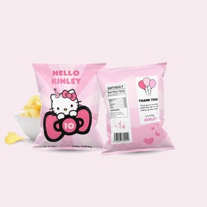 Hello kitty chip bags - Etsy