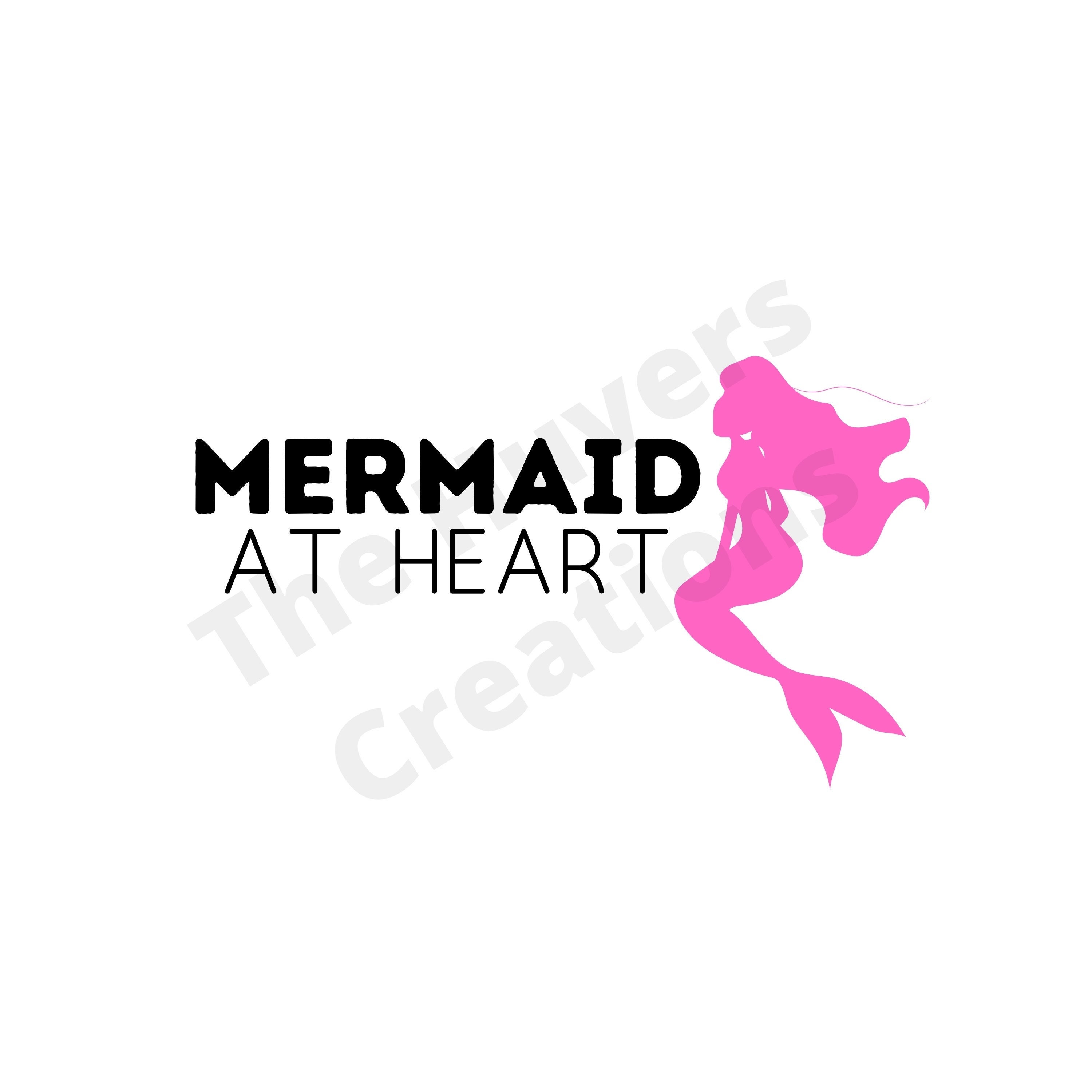 Mermaid at Heart - SVG - Etsy