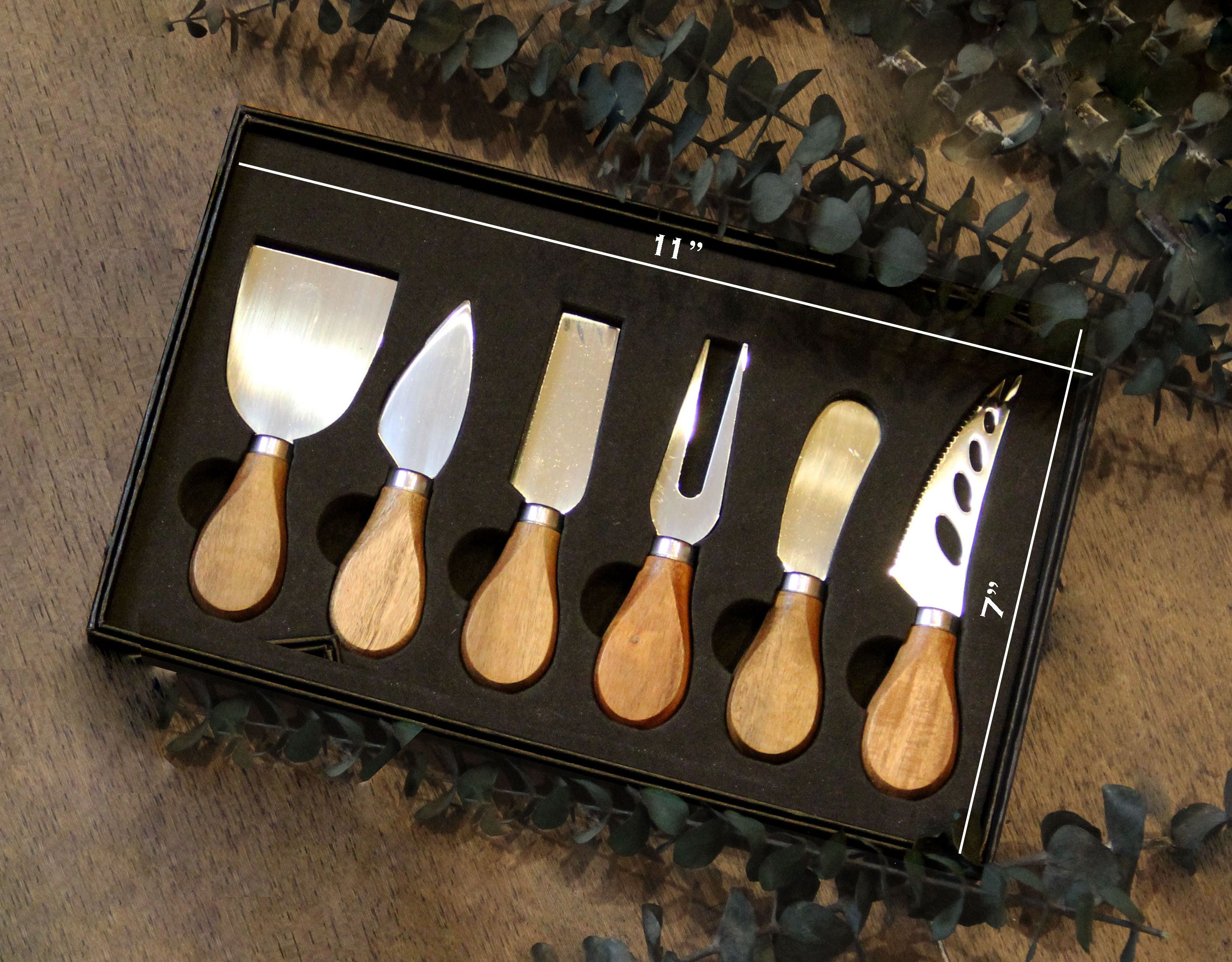 Wood Cheese Tools (set of 6 Cheese Knives) - Etsy