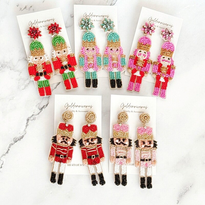 Nutcracker Earrings Beads - Etsy