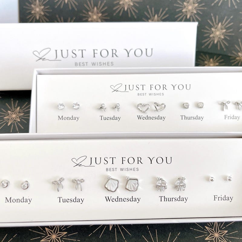 Stud Earrings Set - Etsy