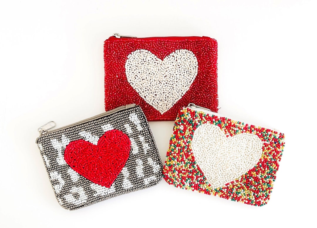 Beaded Coin Purse/ Beaded Coin Pouch/ Beaded Coin Purse/coin Purse ...