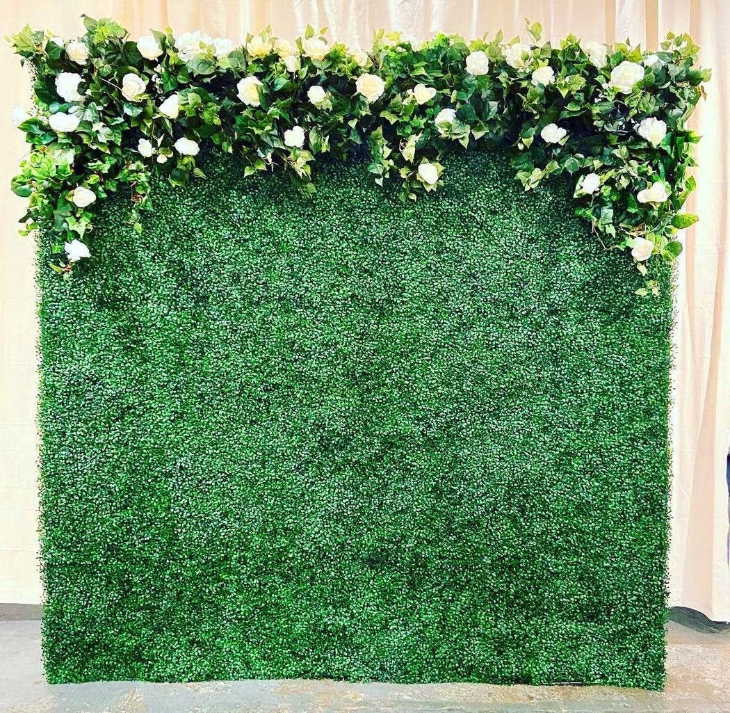 Green Grass Mats Wall Backdrop Artificial Greenery Fake Etsy