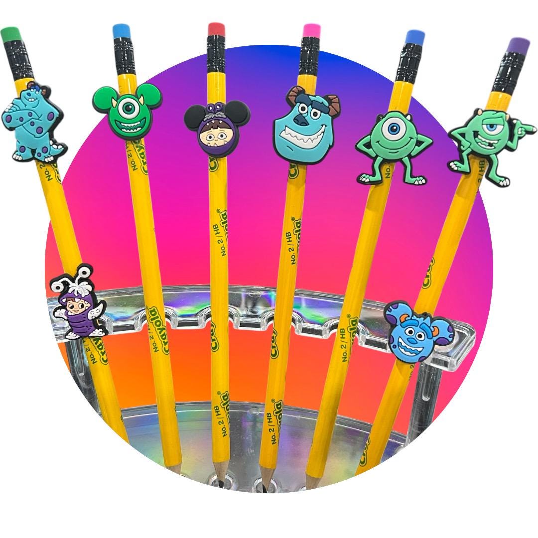 Monsters Inc Pencil Clip, Clip-on, Princess Characters - Etsy