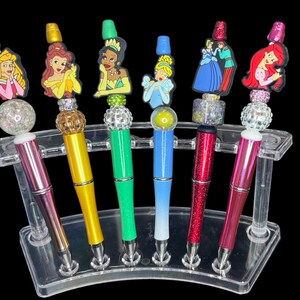 Princess Pen, Princess Focal Bead Pen, Cartoon Focal, Focal Bead ...