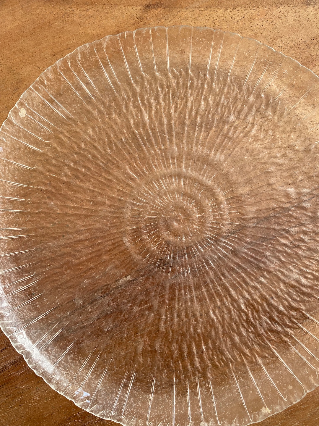 Vintage Arcoroc Aspen Glass Salad/dessert Plates, Made in France 1980s ...