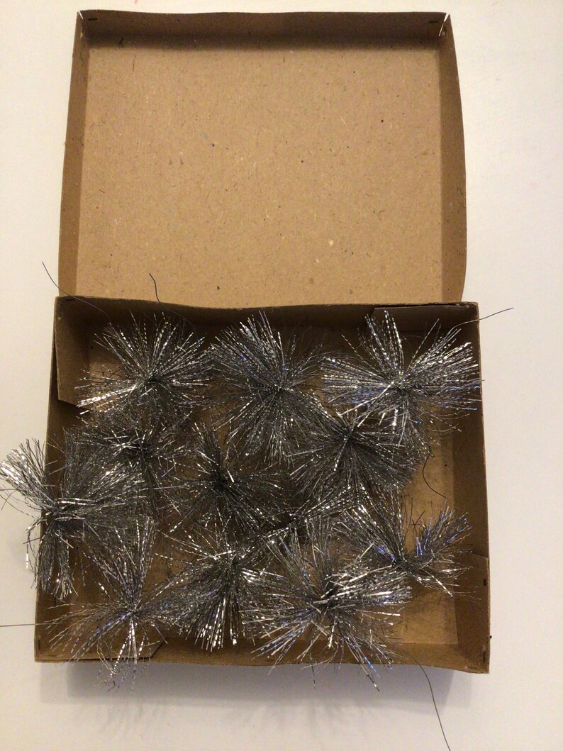 Original Vintage German Tinsel Christmas Decorations 1930's West ...