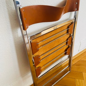 Vintage Mid Century RARE Elios Folding Chairs by Fontoni & Geraci for ...