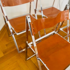 Vintage Mid Century RARE Elios Folding Chairs by Fontoni & Geraci for ...