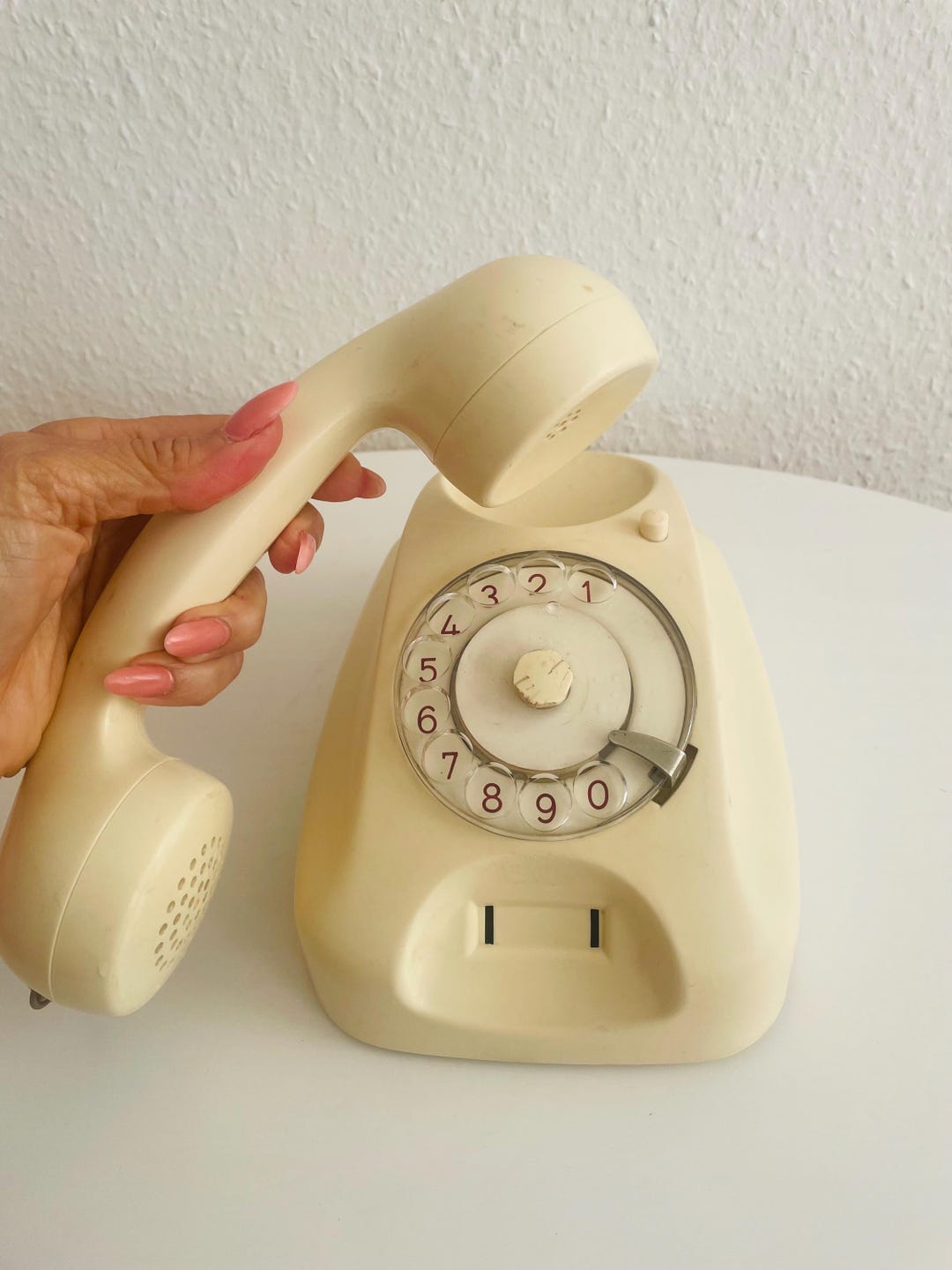Vintage German Siemens Phone Cream Color Mid Century 1980's - Etsy