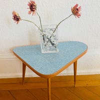 Kidney Bean Mid-century Modern Solid Walnut Table - Etsy
