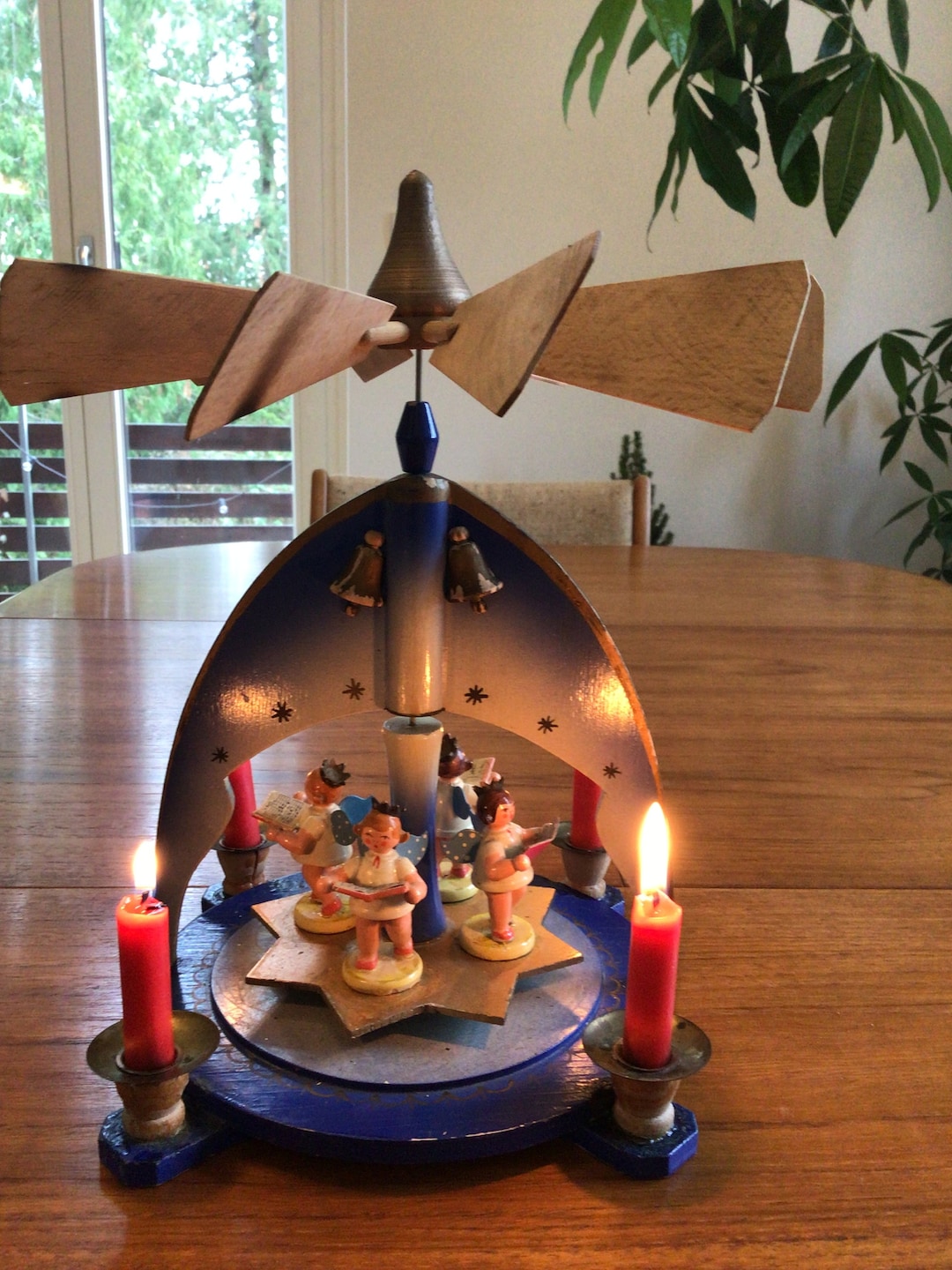Vintage German Christmas Pyramid 1960s Original - Etsy