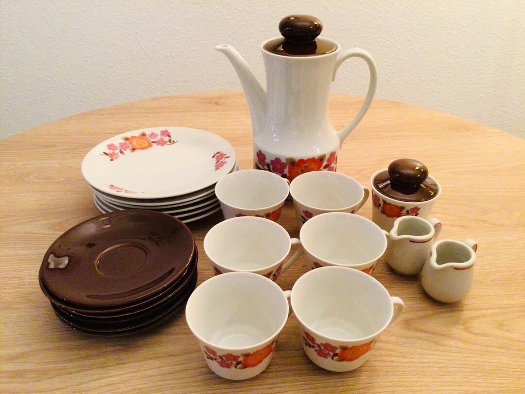 Vintage West Germany Ceramic Coffee Set 1970’s - Etsy