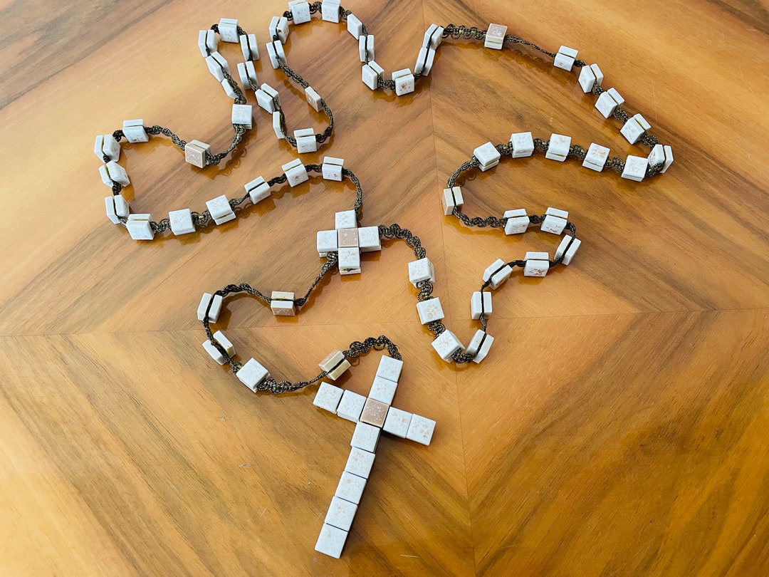 Vintage Catholic Hand Made Wall Hanging Rosary 1990's - Etsy