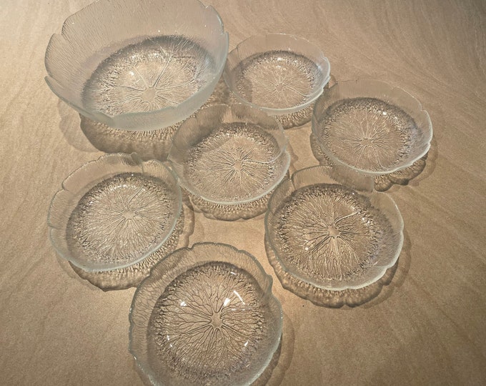 Vintage Set of 7 Arcoroc Aspen Fruit Bowls, Made in France 1980’s - Etsy