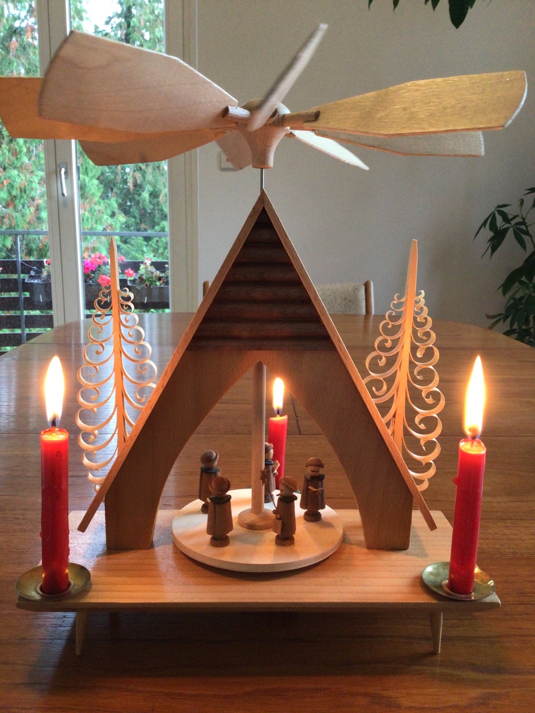 Vintage German Christmas Pyramid 1960’s Original - Etsy