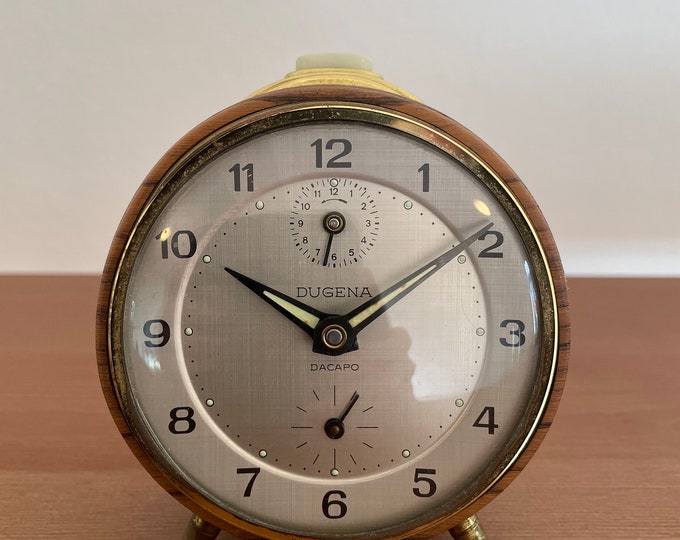 Vintage German Mid Century Dugena Clock- Germany 1960's - Etsy