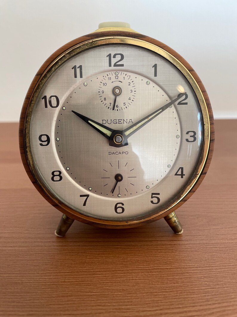 Vintage German Mid Century Dugena Clock Germany 1960's - Etsy