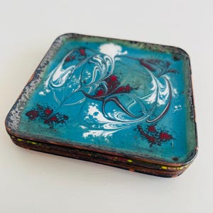 Vintage Metal Coasters From the 70s - Etsy
