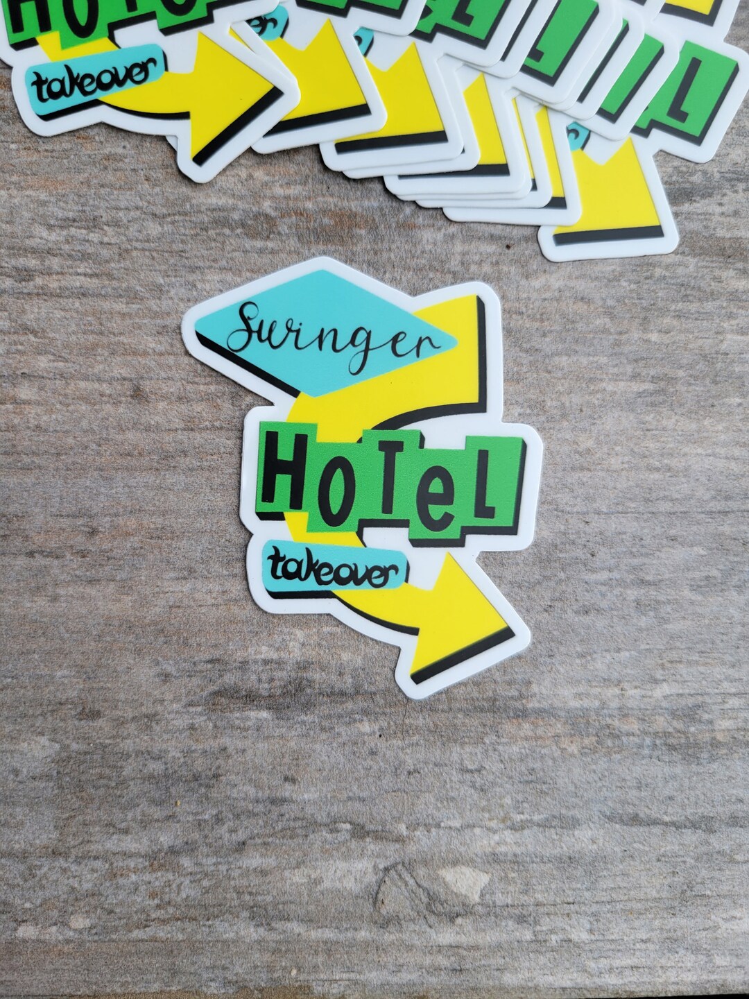 Hotel Takeover Sticker, Alternative Lifestyle Sticker, Party Hostess ...