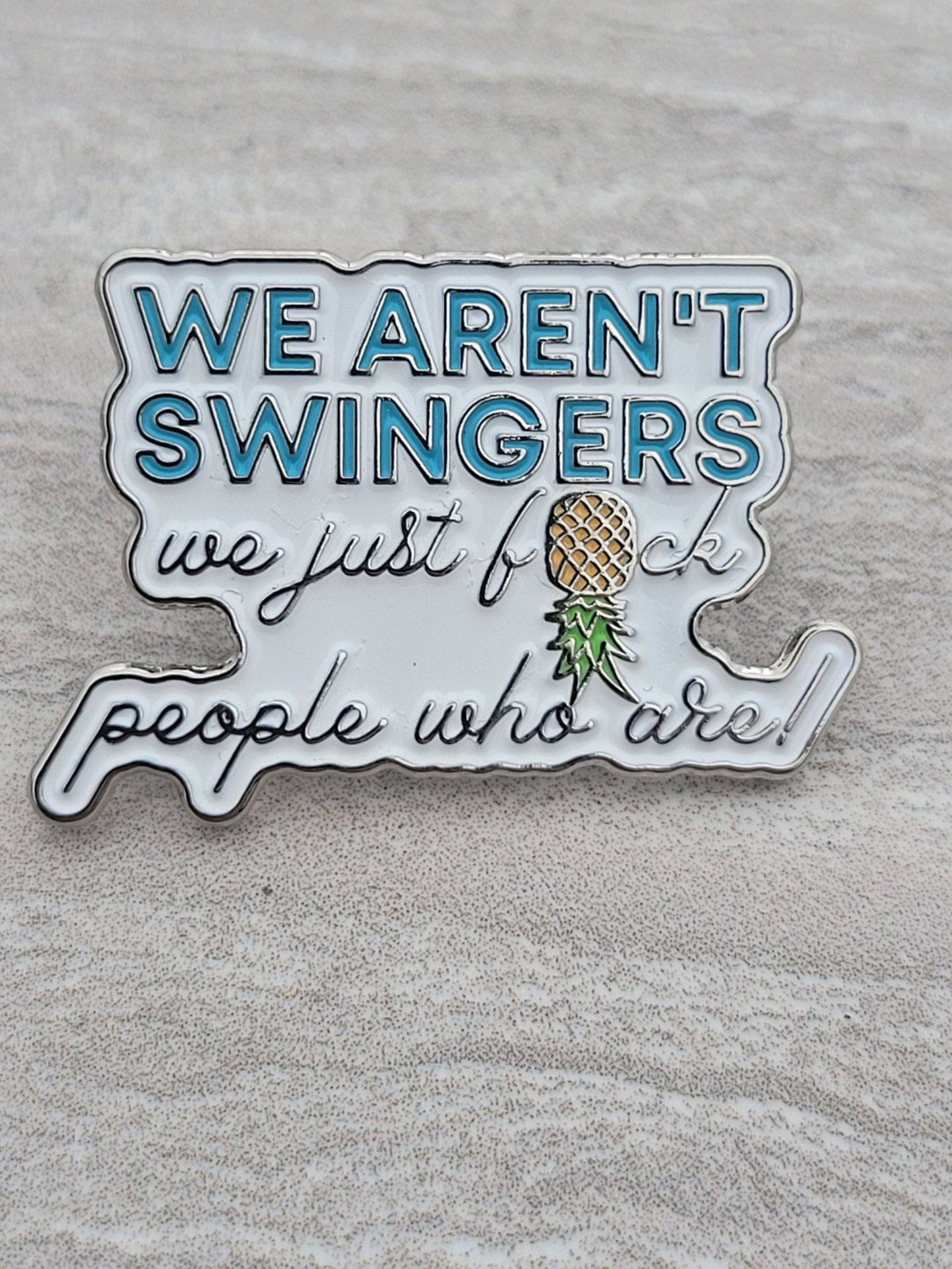 Upside Down Pineapple Enamel Pin: Swinger Lifestyle Gift (1.25") - Etsy