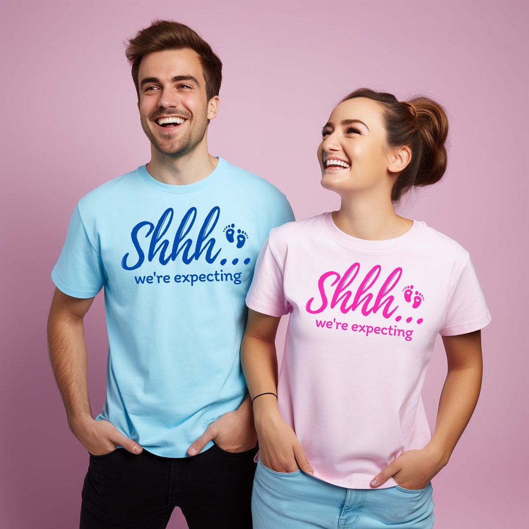 Couples Shirts for Expecting Parents, Pregnant Announcement T-shirt ...