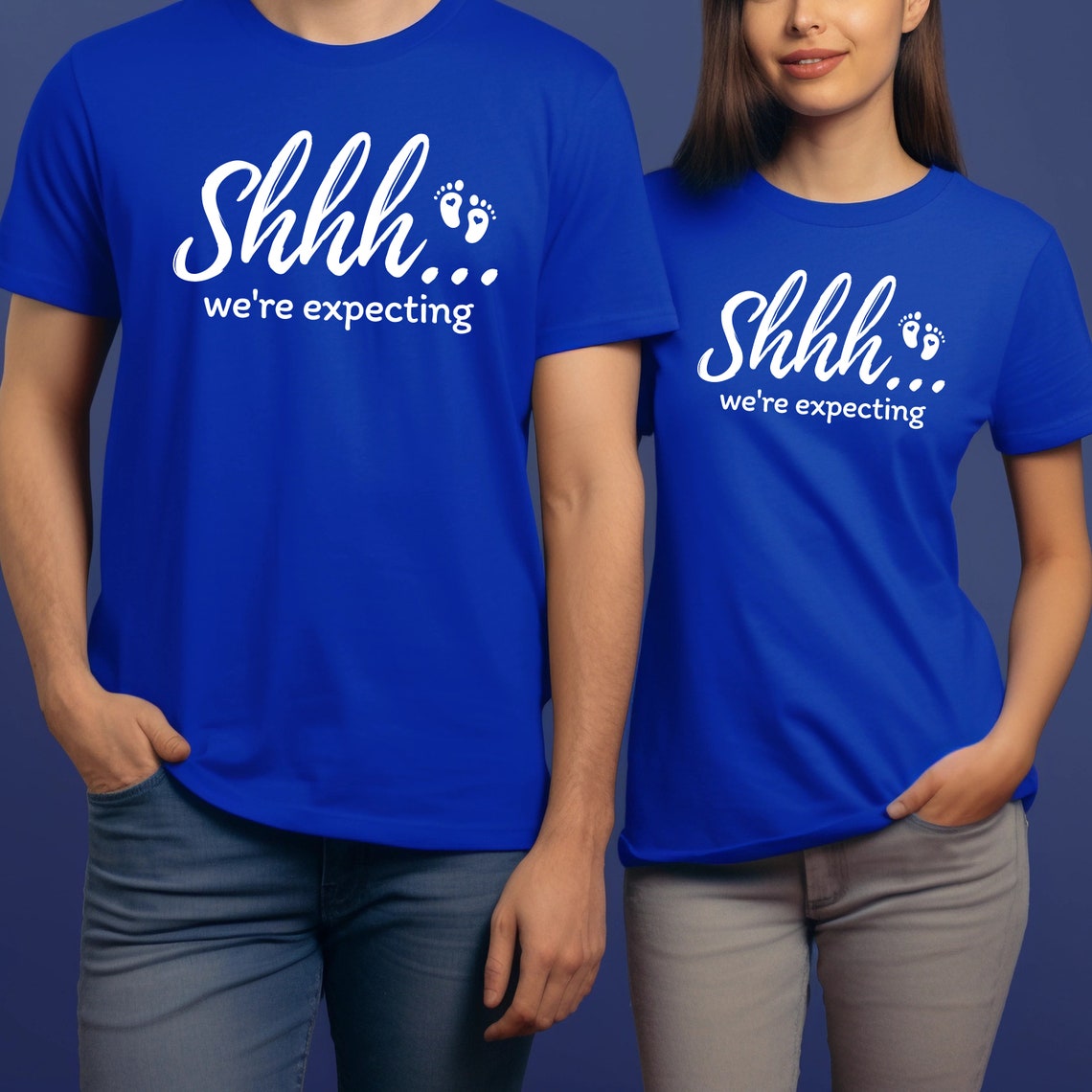 Couples Shirts for Expecting Parents, Pregnant Announcement T-shirt ...