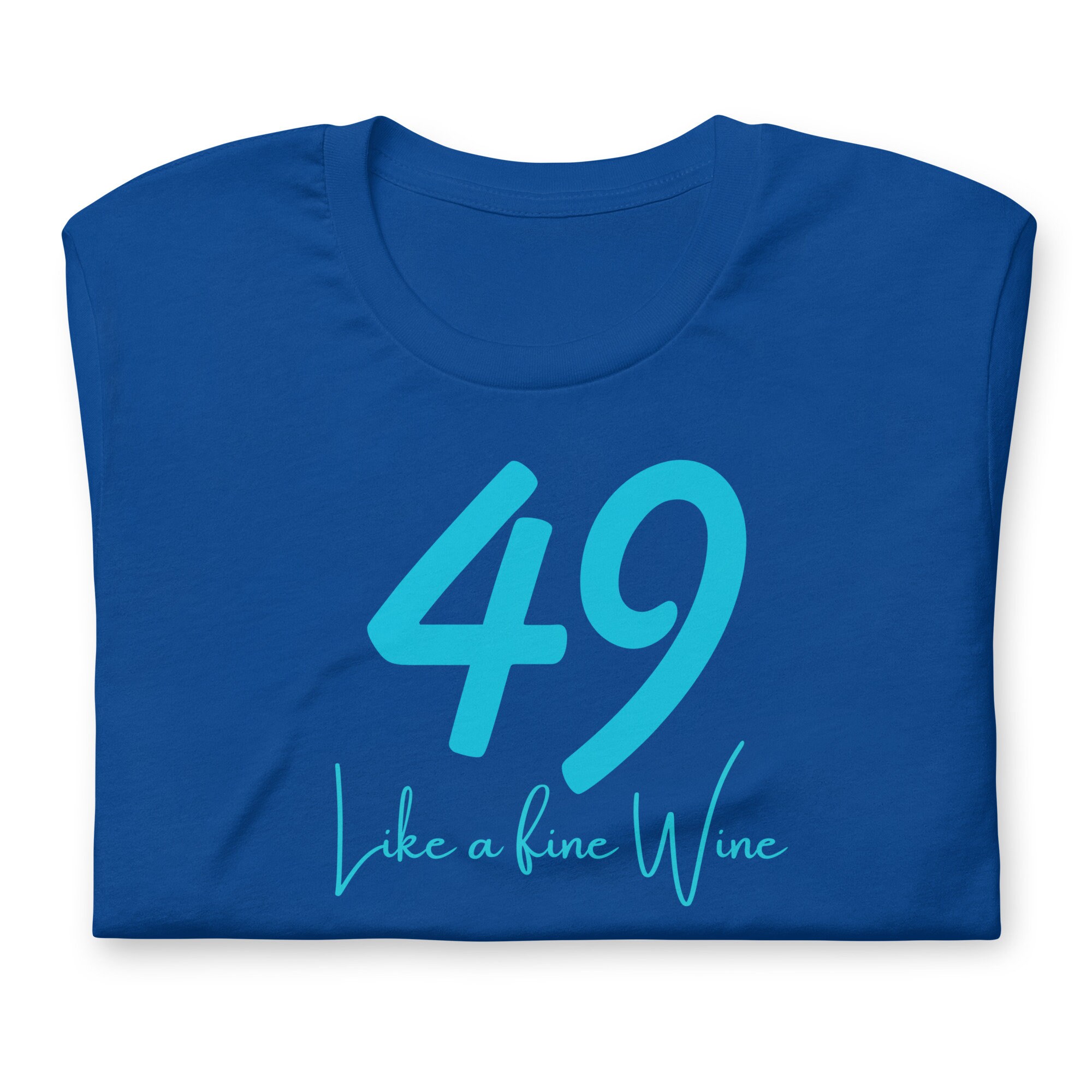 49th Birthday, Like a Fine Wine, Birthday T-shirt, Year 1975 Gift ...