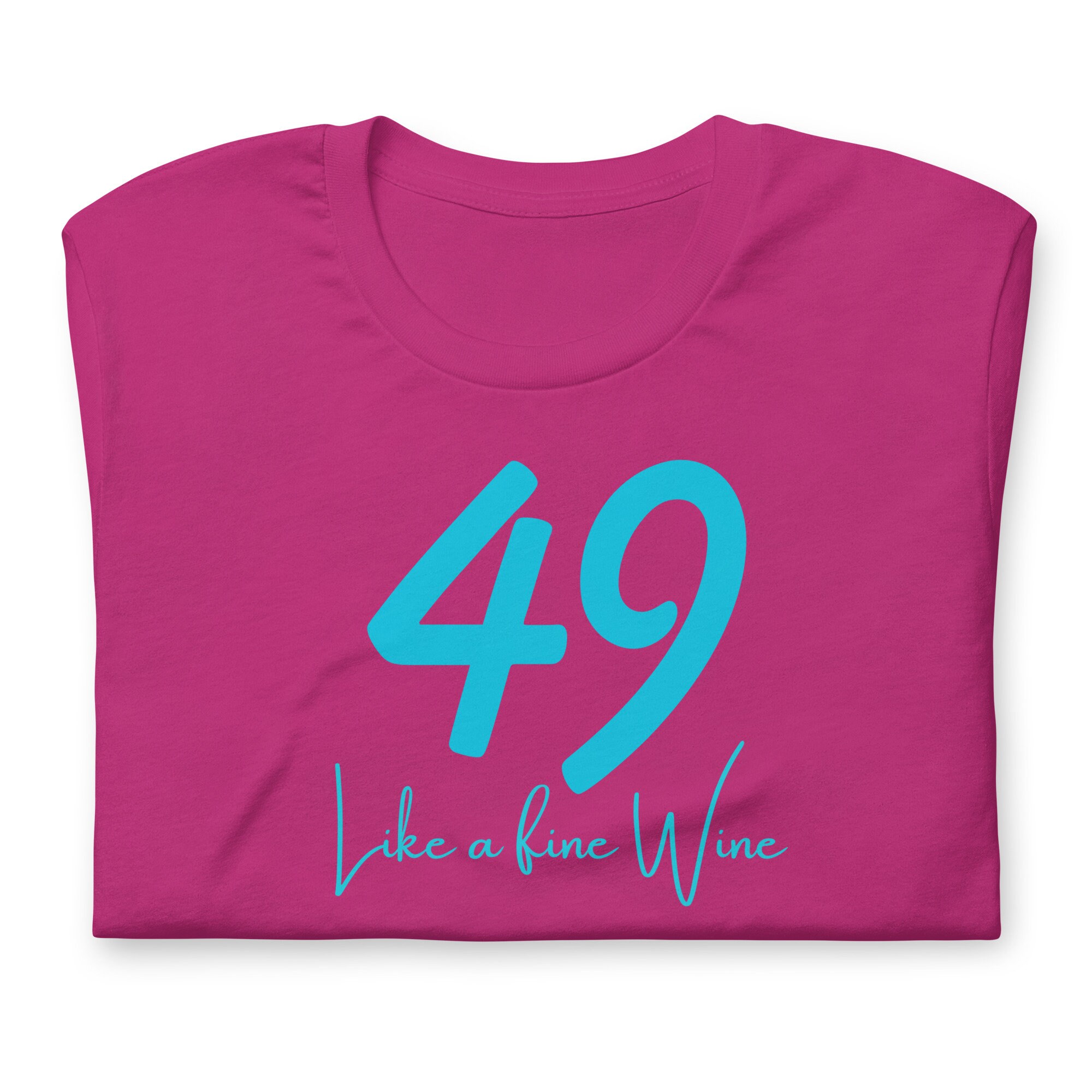 49th Birthday, Like a Fine Wine, Birthday T-shirt, Shirt for 49 Year ...
