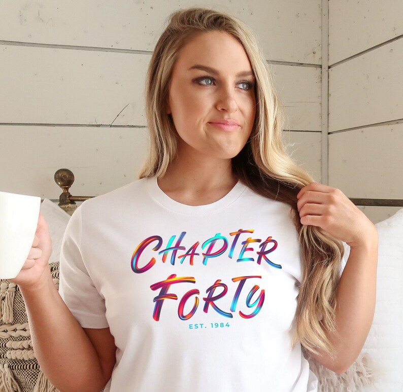 40th Birthday, Chapter Forty Shirt, 1984 T-shirt, Gift for Birthday ...