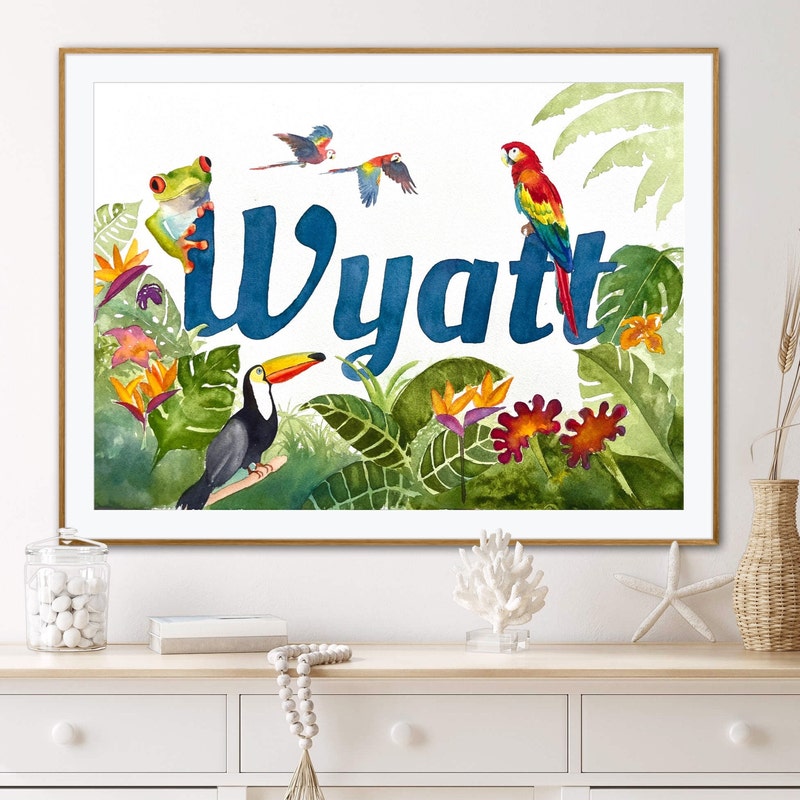 Custom Name Art - Etsy