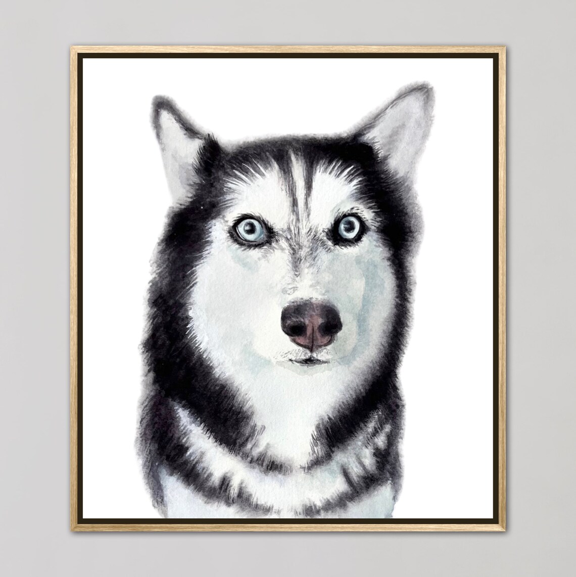 Realistic Dog Portrait in Watercolor. Custom Dog Painting of Any Breed ...