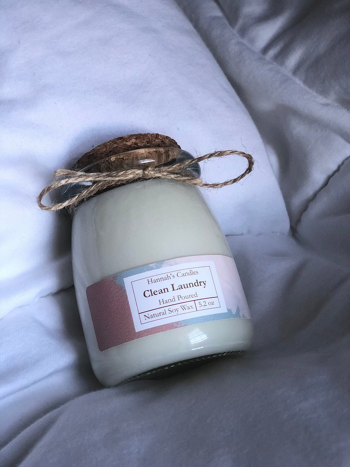Clean Laundry Soy Candle - Etsy