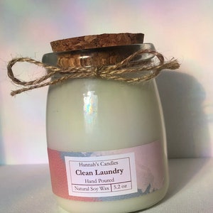 Clean Laundry Soy Candle - Etsy