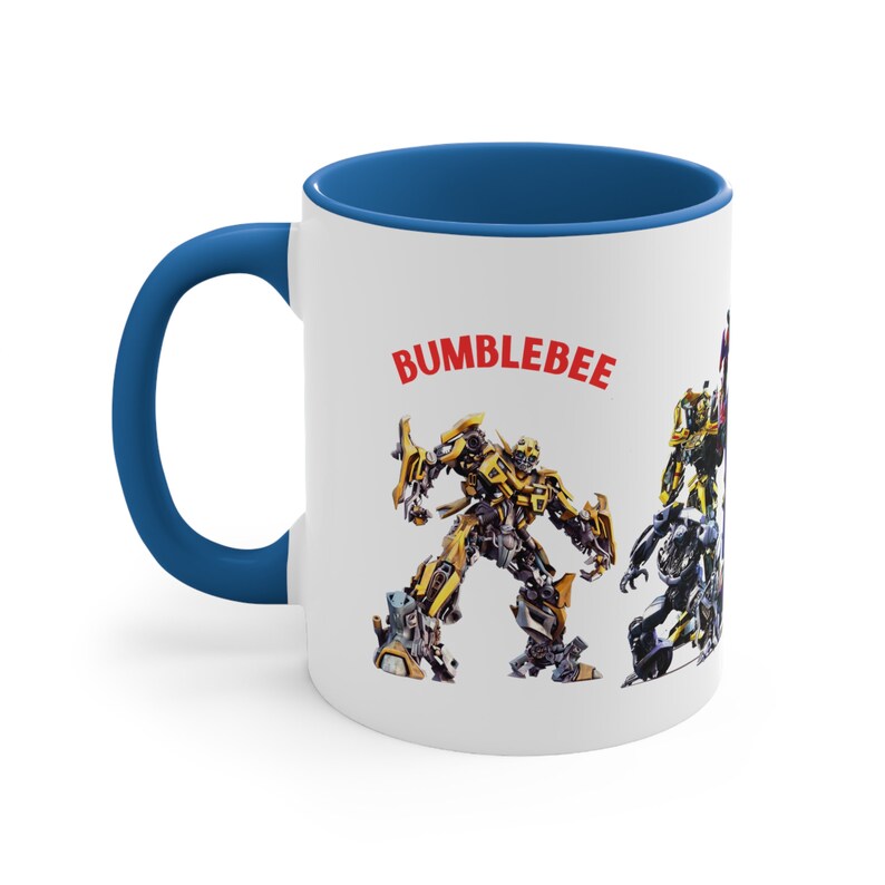 Transformers Coffee Cup Optimus Prime Bumblebee Ceramic Mug Robot Car