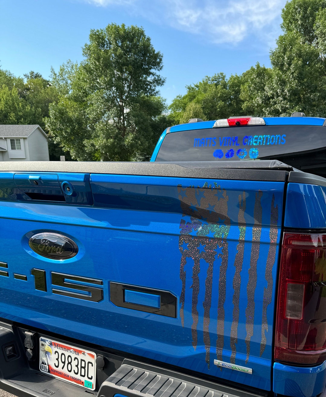 Tailgate Flag Sticker / Universal Flag Decal/ Truck Car SUV Decals ...