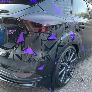 Triangle JDM Car Decal Sticker / Triangle Side Vehicle Wrap / Truck Car ...