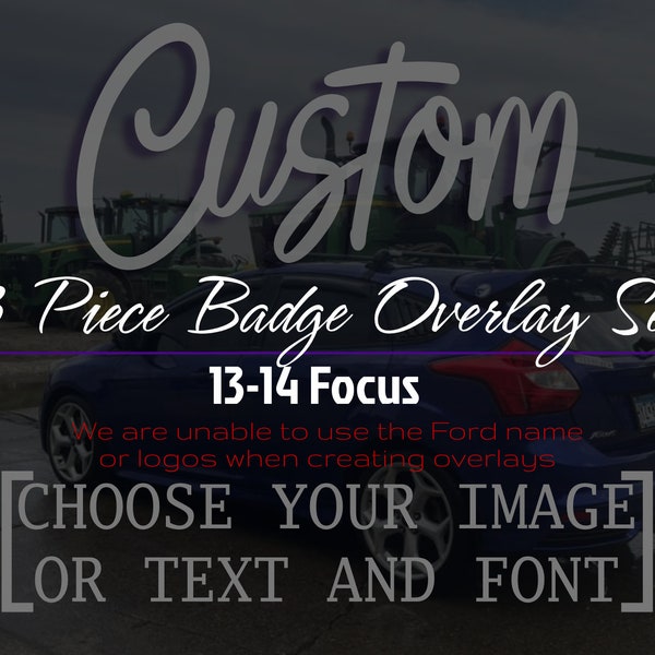 Ford Focus Badge Overlays - Etsy