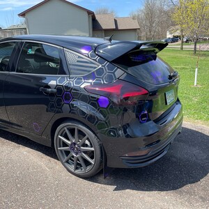 Hexagon / Honeycomb JDM Car Decal Sticker 4.5inch / Hex Side Vehicle ...