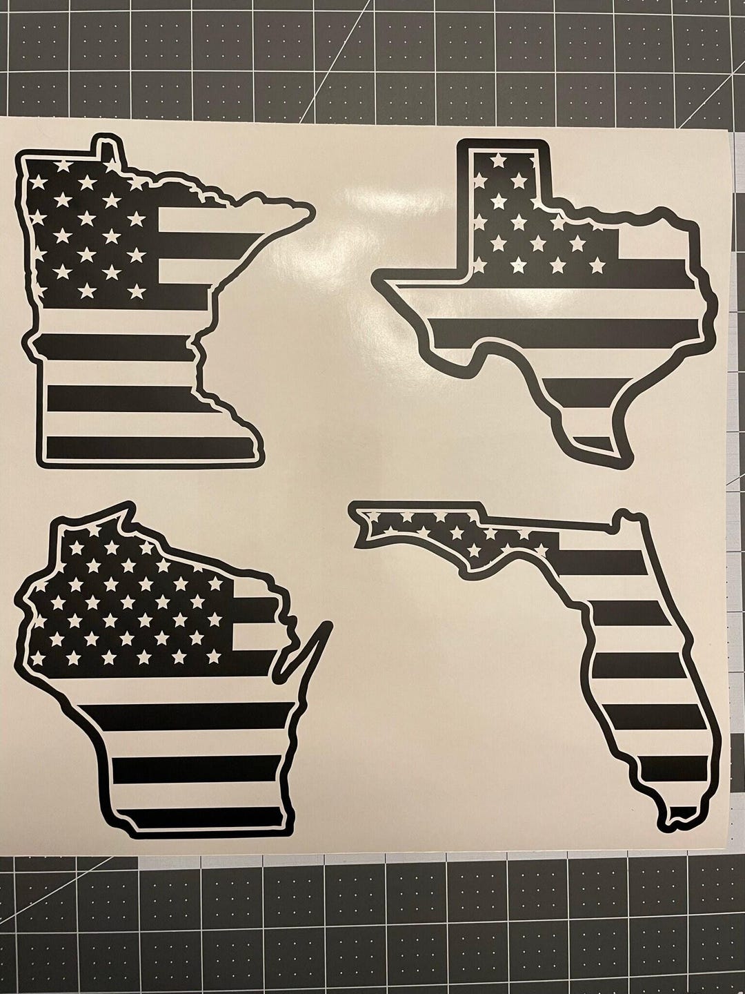 State Flag Decal Customizable - Etsy