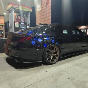 Hexagon / Honeycomb JDM Car Decal Sticker 4.5inch / Hex Side Vehicle ...