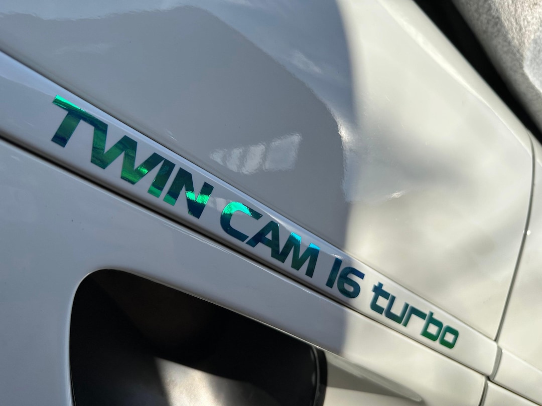 2x Twin Cam 16 Turbo or N/A Decal Reproduction- Fits Toyota MR2 89-99 ...