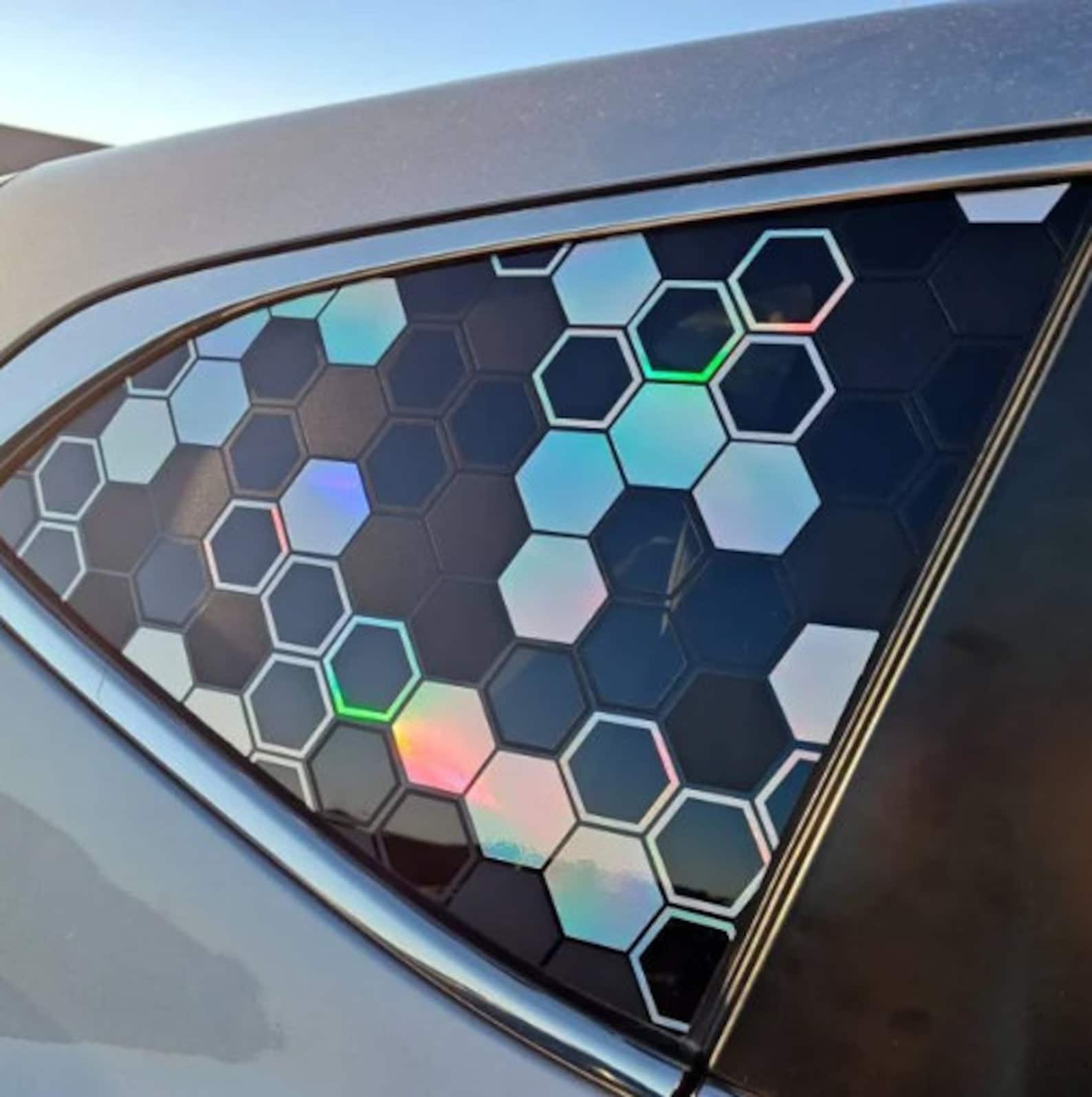 Hexagon / Honeycomb JDM Car Decal Sticker 2 Inch / Hex Side Vehicle ...