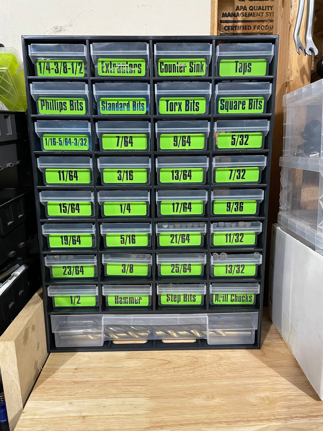 Customizable Storage Bin Labels - Etsy