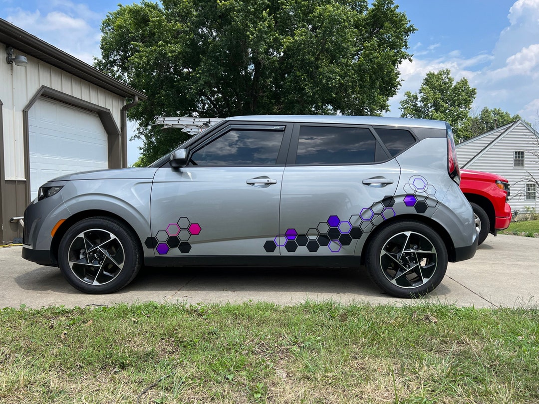 Hexagon / Honeycomb JDM Car Decal Sticker 4.5inch / Hex Side Vehicle ...