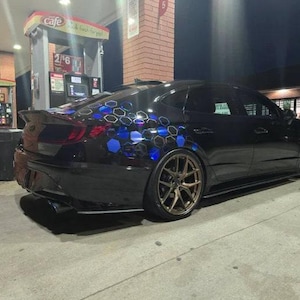 Hexagon / Honeycomb JDM Car Decal Sticker 4.5inch / Hex Side Vehicle ...